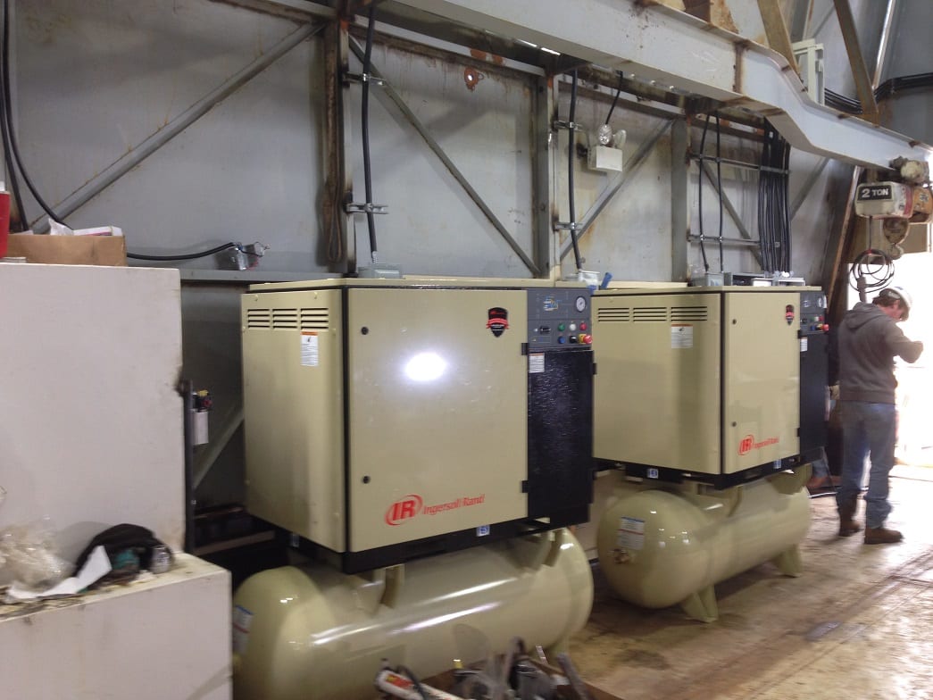 CZ Electric | 240V and 480V 3-Phase installation of Ingersoll Rand Air ...